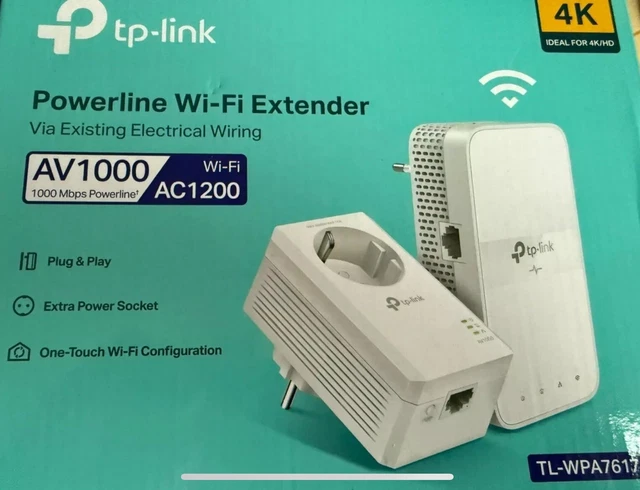 TP-LINK WLAN POWERLINE Adapter Set, 2 Stück - Weiss (TL-WPA7617 KIT ...