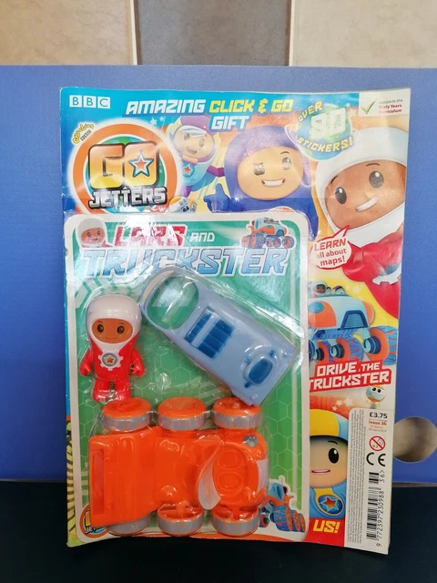 CBEEBIES GO JETTERS Magazine #36 with Lars and The Truckster Figure and ...