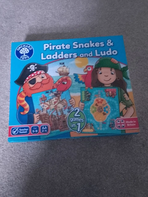 PIRATE SNAKES AND ladders & ludo from Orchard Toys £0.99 - PicClick UK PIRATE SNAKES AND ladders & ludo from Orchard Toys £0.99 - PicClick UK