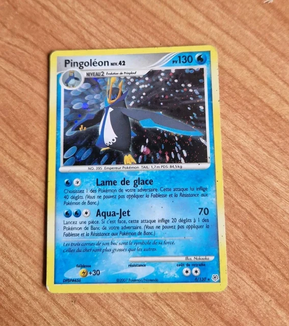 CARTE POKÉMON PINGOLÉON (4/130) Holo - Diamant & Perle EUR 5,80 ...