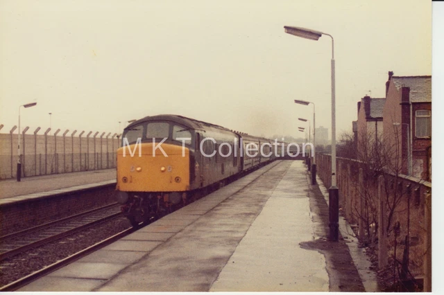 RAILWAY PHOTO CLASS 45 45122 @ Patricroft 8/2/85 7:50 Scarborough ...
