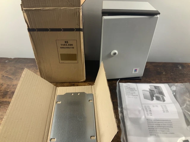 RITTAL KS1423.500 GRP Enclosure 300x200x150 IP66 With Backplate £39.99 ...