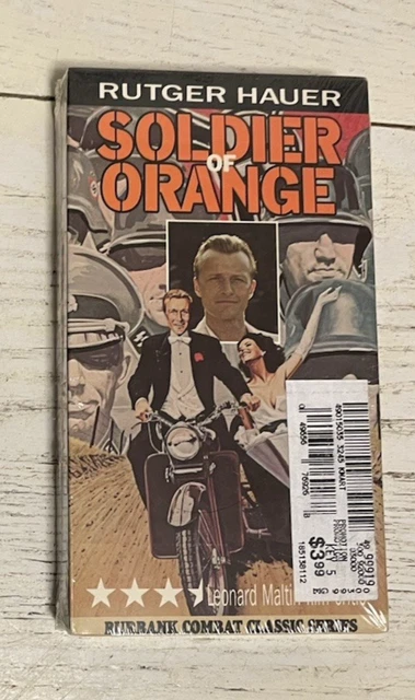 SOLDIER OF ORANGE VHS Movie Video 1979 1991 SEALED Rutger Hauer WWII £8 ...