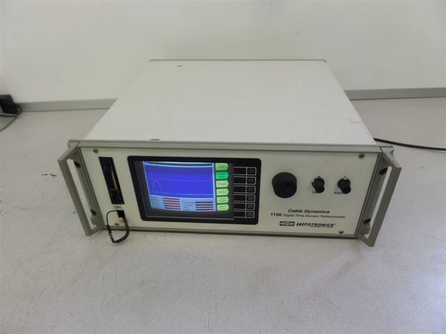 HIPOTRONICS TDR-1100 CABLE Dynamics Digital Time Doman Reflectometer ...