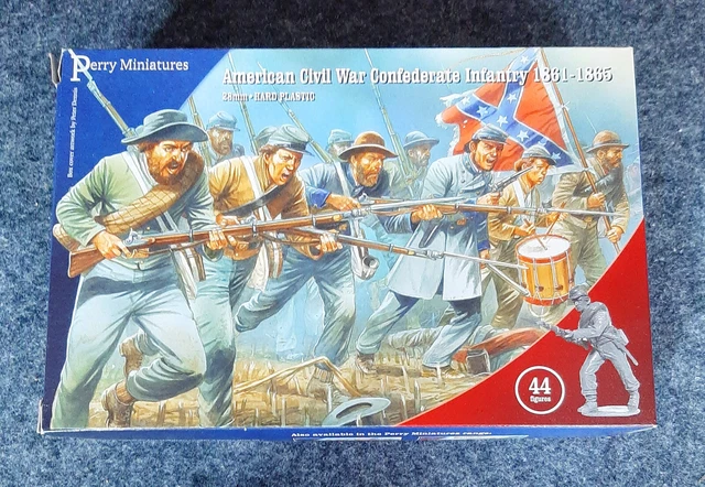 PERRY MINIATURES AMERICAN Civil War Confederate Infantry ACW EUR 18,00 ...