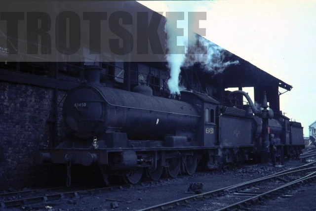 35MM SLIDE BR British Railways Steam Loco 63450 Class Q6 c1965 Original ...