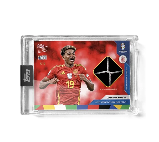 LAMINE YAMAL /10 - UEFA EURO 2024 Official Net Relic £1,700.00 ...