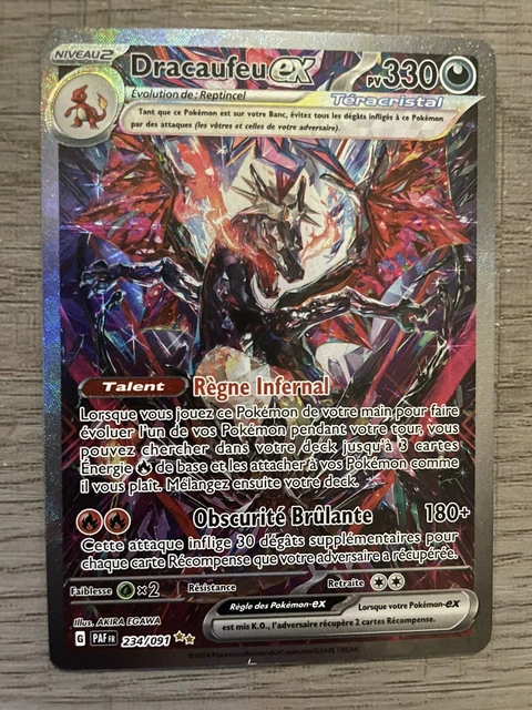 CARTE POKEMON - Dracaufeu Ex 234/091 - Destinées De Paldea - FR EUR 230,00 - PicClick FR