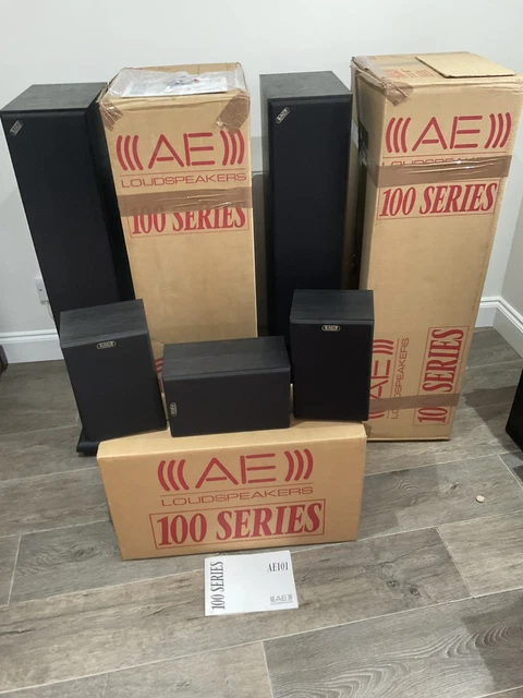 ACOUSTIC ENERGY AE120 & AE101 5.0 Hifi / Cinema System Speaker Package ...