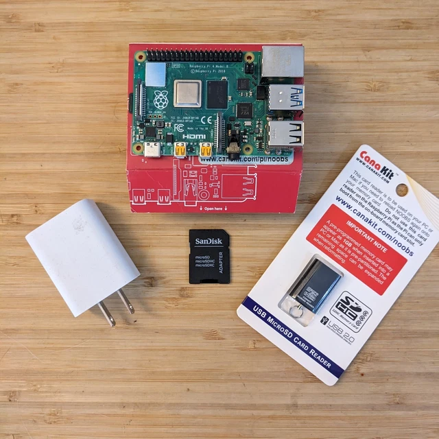 RASPBERRY PI 4 Model B, 4GB RAM w/ 64 GB micro SD card $60.00 - PicClick