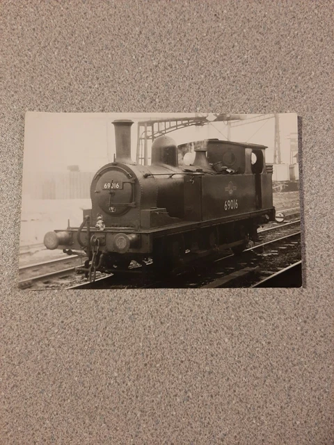BRITISH RAILWAYS J72 Class Locomotive No:69016 at Thornaby Photograph £ ...