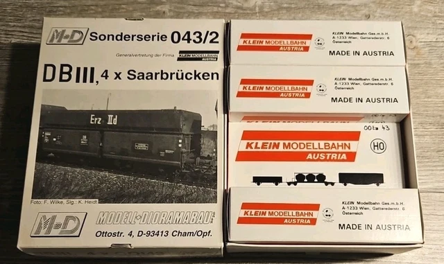 M+D SONDERSERIE 043/2 Klein Modellbahn HO, 4x Saarbrücken DB , OVP EUR ...