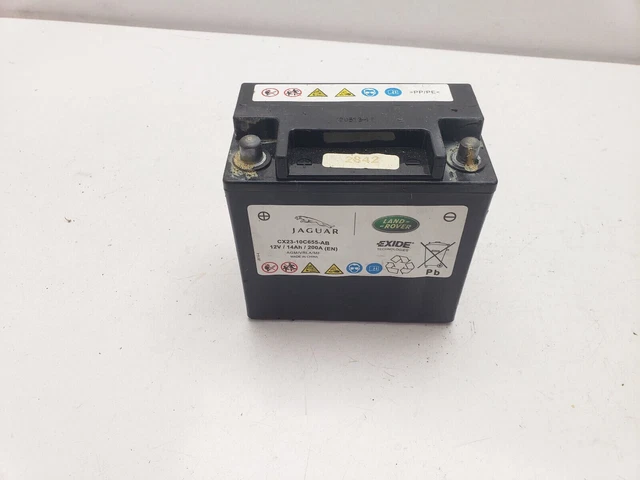 JAGUAR XF X250 Auxiliary Battery 12V 14A 200A 2013 Cx23-10C655-Ab £29. ...