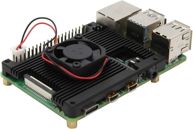 Geekworm Raspberry Pi 4 Embedded Heatsink With Fan Raspberry Pi 4b
