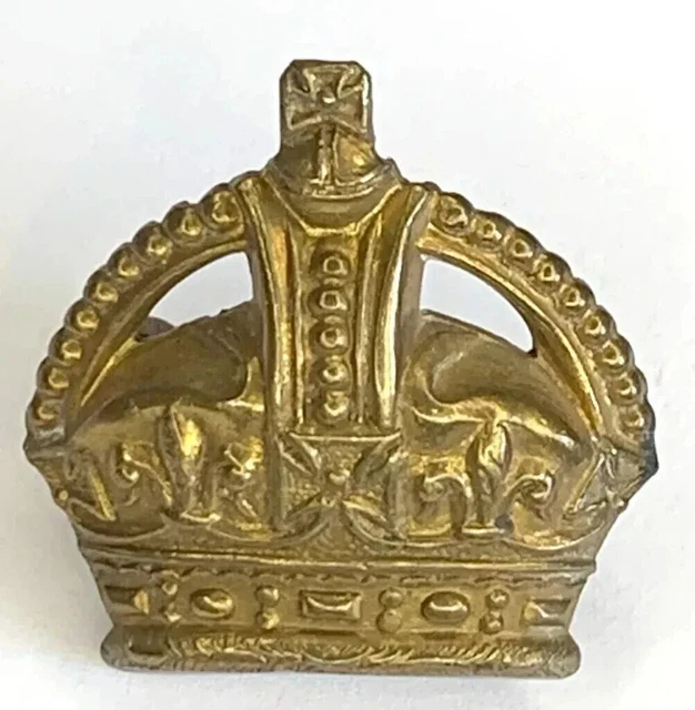 BRITISH ARMY & Commonwealth Officers Kings Crown Insignia Cap Badge £5. ...