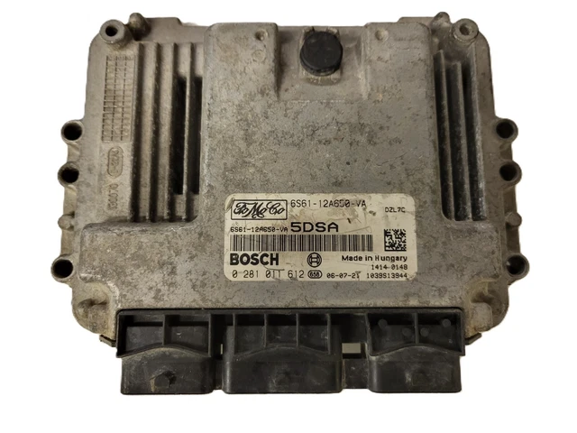 FORD FUSOIN FIESTA Ecu / 0281011612 / 6S61-12A650-Va / 6S6112A650Va ...