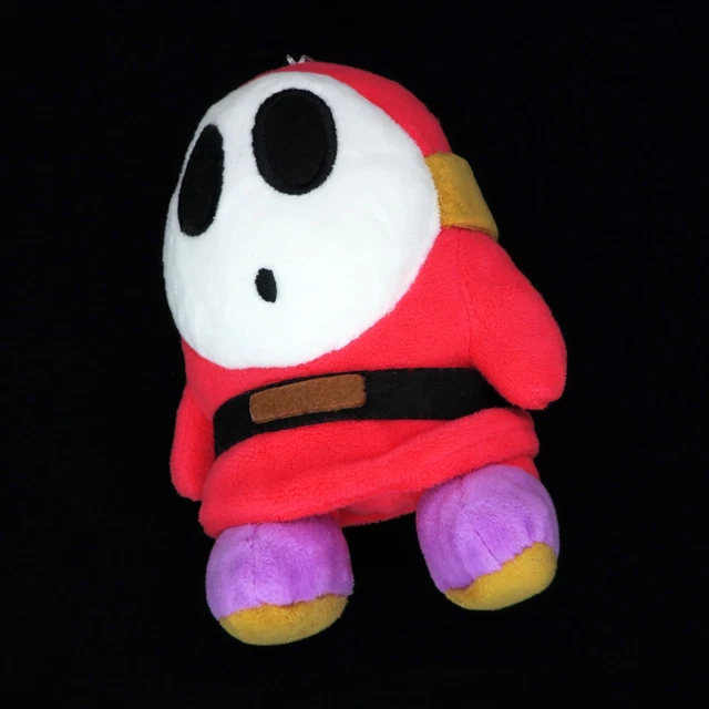 SUPER MARIO BROTHERS SHY GUY Red Plush Nintendo Video Game Stuffed Toy ...