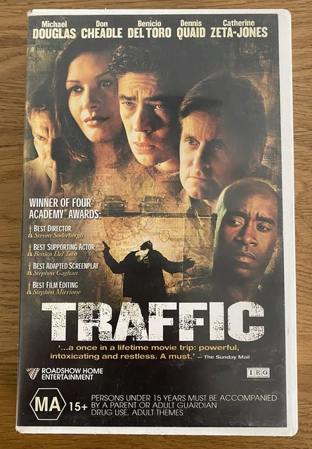 TRAFFIC MOVIE VHS Big Box Blockbuster ExRental Roadshow Video Thriller ...