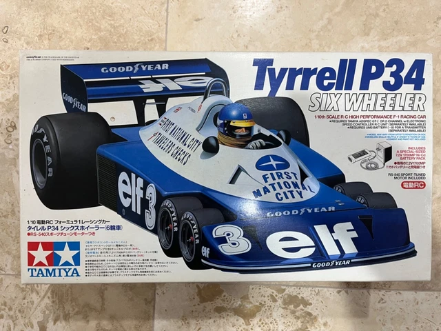 VINTAGE TAMIYA TYRRELL P34 SIX WHEELER 49154 Kit NIB EUR 240,69 ...