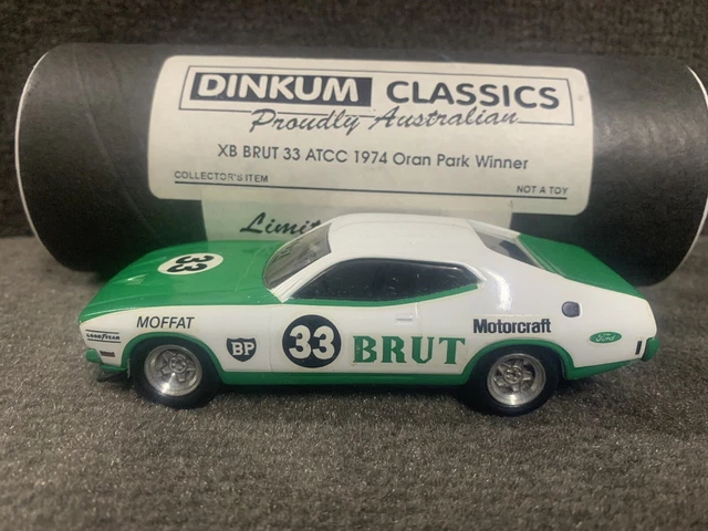 1:43 FORD Falcon Xb Gt Moffat Brut #33 Green Dinkum Classics Very Rare ...