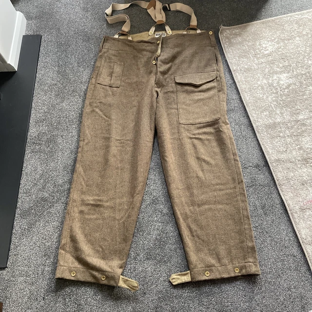 1937 BRITISH ARMY WW2 BD BATTLE DRESS WOOL TROUSERS 50 inch £50.00 ...