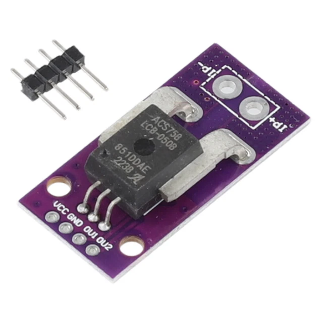 ACS758LCB-050B-PFF-T LINEAR CURRENT Hall Current Sensor Module 50A 3.3 ...