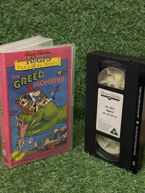 YOGI BEAR TREASURE Hunt VHS PAL Video Tape Vintage Hanna-Barbera Greed ...