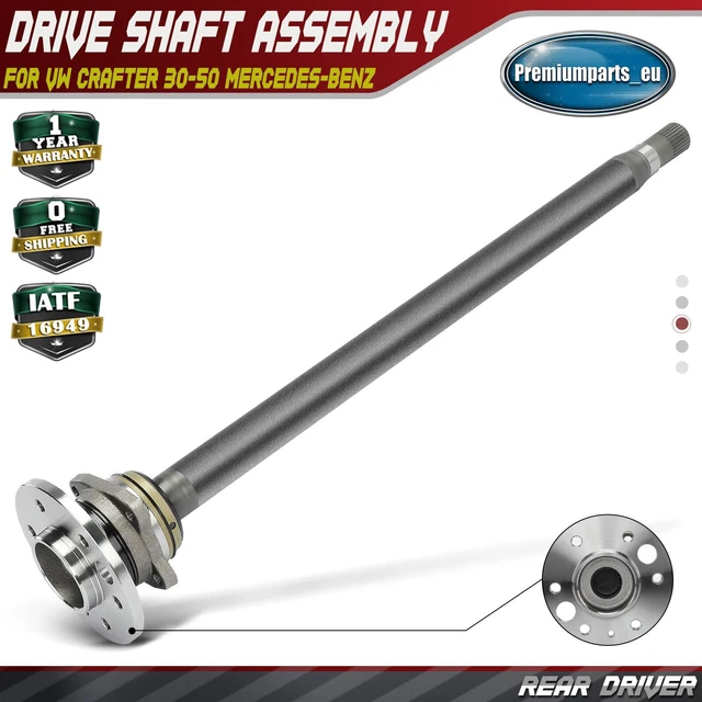 1X DRIVE SHAFT Rear Axle Right for VW Crafter 30-50 Mercedes-Benz ...