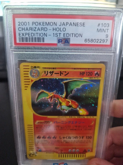CARTE POKEMON CHARIZARD Holo 2001 japanese Expedition 1st Edition Holo PSA 9 EUR 600,00 ...