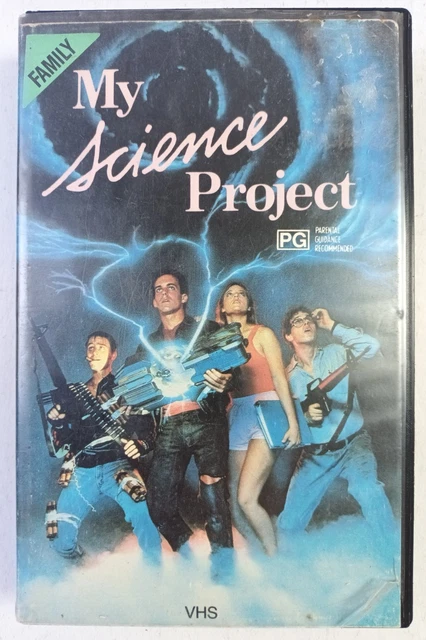 MY SCIENCE PROJECT Vhs Rare Big Box Case Ex-Rental 1985 Good Tested ...