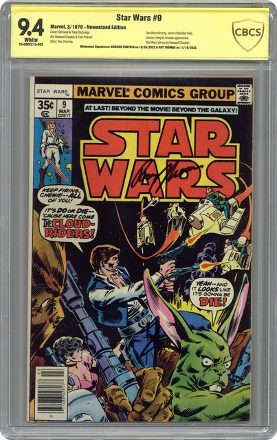 STAR WARS #9 CBCS 9.4 Newsstand SS Chaykin/Thomas 1978 23-0B0CC15-092 ...