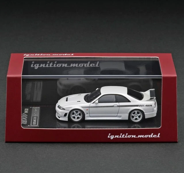 1:64 IGNITION NISSAN Skyline GT-R GTR NISMO 400R R33 1995 Pearl White IG2504 EUR 106,76 ...