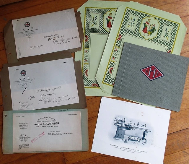 LABELS/PROGRAMS/LETTERHEADS & 1930S Paper from French Printer's Archive ...
