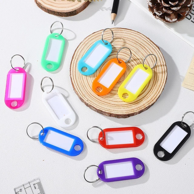 200 PCS MULTI Use Portable Key Tags Colored Key Labels Luggage Tags $24 ...