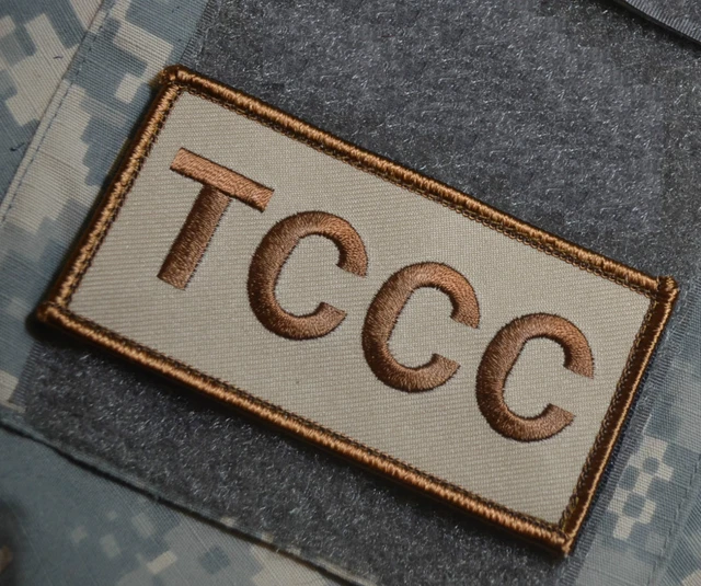 US ARMY BATTLEFIELD MEDIC TACTICAL COMBAT CASUALTY CARE velkrö 2-PATCH SET: TCCC $34.38 ...