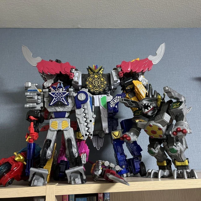 POWER RANGERS KIKAI Sentai Zenkaiger DX Megazord 4p set BANDAI Japan ...