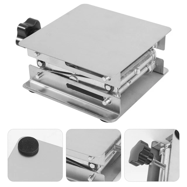 SOLLEVATORE TAVOLO PIATTAFORMA di sollevamento in acciaio inox supporto ...