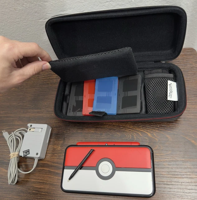 NINTENDO NEW 2DS XL - Pokemon Pokeball Editon Console With Case USA ...