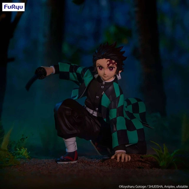 DEMON SLAYER: KIMETSU No Yaiba Noodle Stopper Pvc Statua Kamado Tanjiro ...