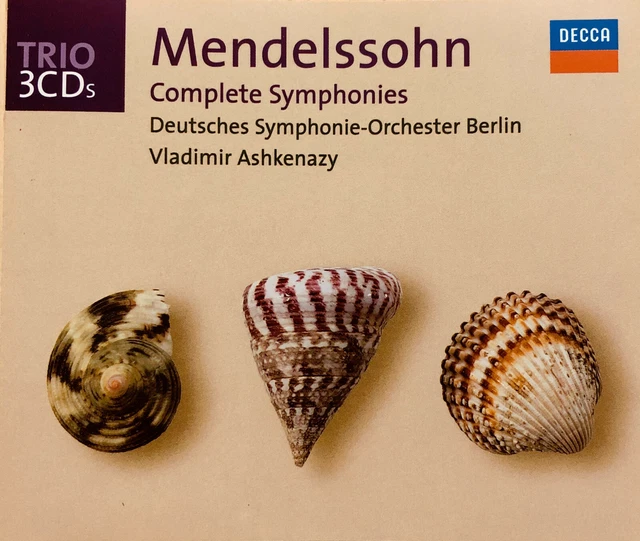 MENDELSSOHN COMPLETE SYMPHONIES de Vladimir Ashkenazy | CD EUR 14,90 - PicClick FR