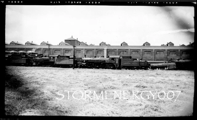 CANADIAN PACIFIC RAILWAY Angus Shops and Rail Yard Montreal Quebec 1953 ...