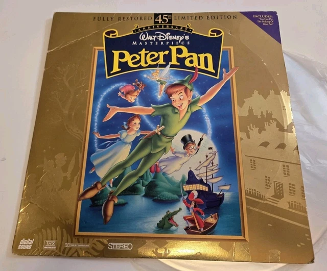 PETER PAN (LASERDISC, 1998, 45th Anniversary Limited Edition) £26.59 ...