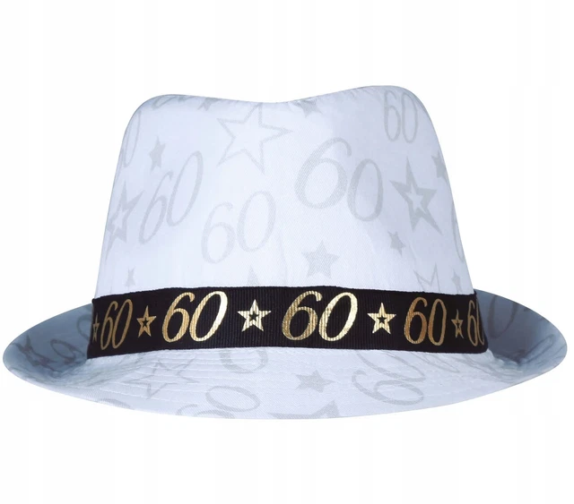 WHITE 60TH BIRTHDAY Party 20s Retro Fancy Dress Accessory £32.39 ...