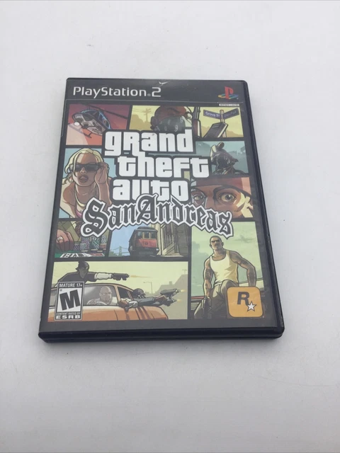 GRAND THEFT AUTO GTA San Andreas PlayStation 2 PS2 Complete in Box (No ...