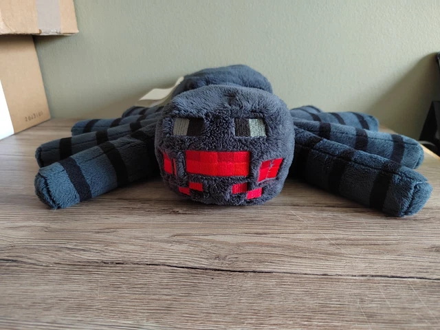 MINECRAFT GREY SPIDER Plush Soft Toy Mojang 12” Spin Master Jinx VGC ...