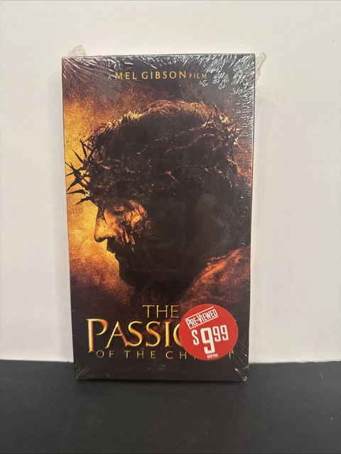 THE PASSION OF the Christ VHS 2004 Mel Gibson Blockbuster Copy SEALED £ ...