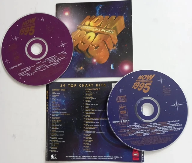 &NOW THAT'S WHAT I CALL MUSIC! 1995" Double CD Album 39 HITS (See ...