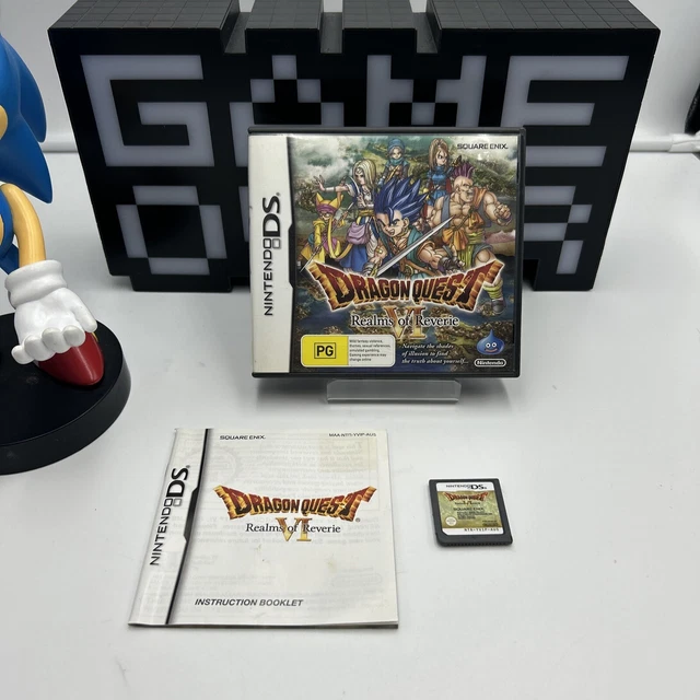 NINTENDO DS GAME Dragon Quest Vi Realms Of Reverie Complete $139.99 ...