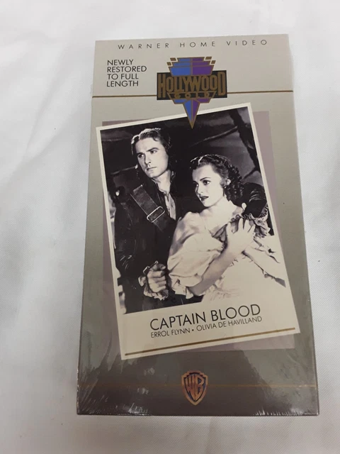 CAPTAIN BLOOD VHS (MGM/UA, 1935, 1963) Errol Flynn, Olivia de Havilland PREOWNED EUR 7,83 ...