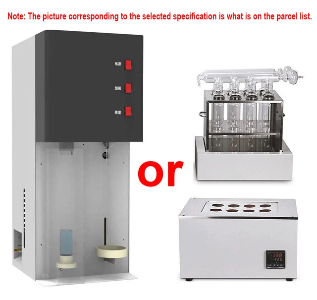 ANALIZADOR DE NITRÓGENO Kjeldahl semiautomático KDN Lab o horno de aparato de destilación EUR ...